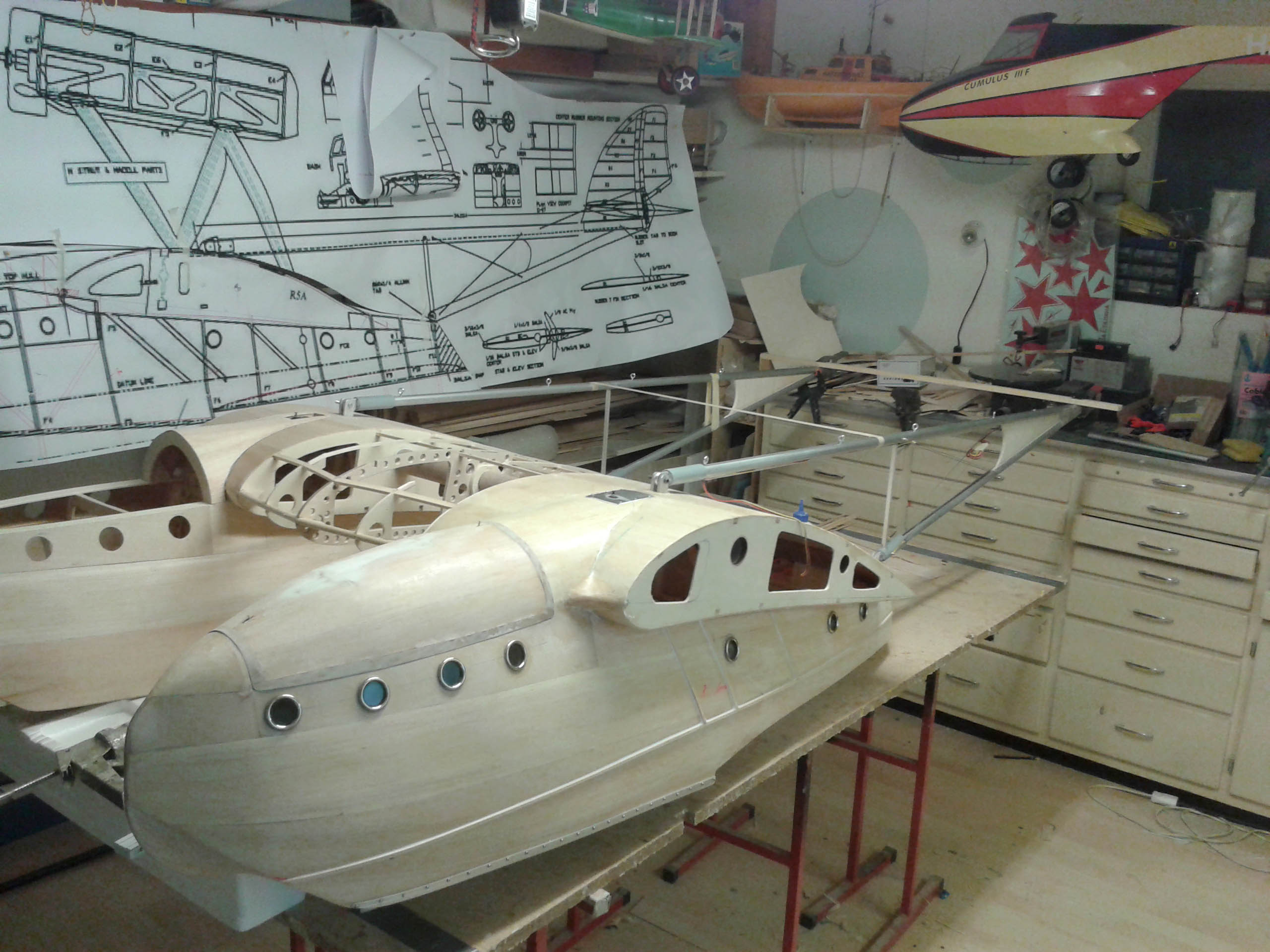 Savoia Marchetti S.55 X_radiocommandé_Antik Dream Model_hydravion RC_10 ...