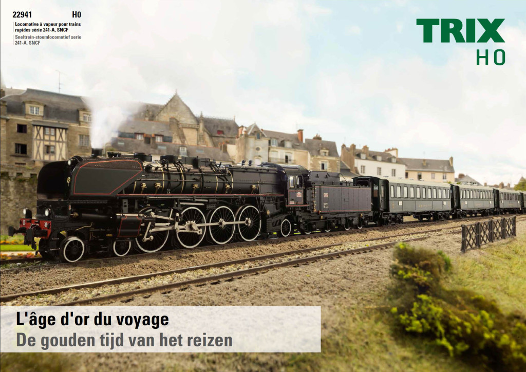 locomotive à vapeur 241-A SNCF trix 22941 - aero-modelisme.com