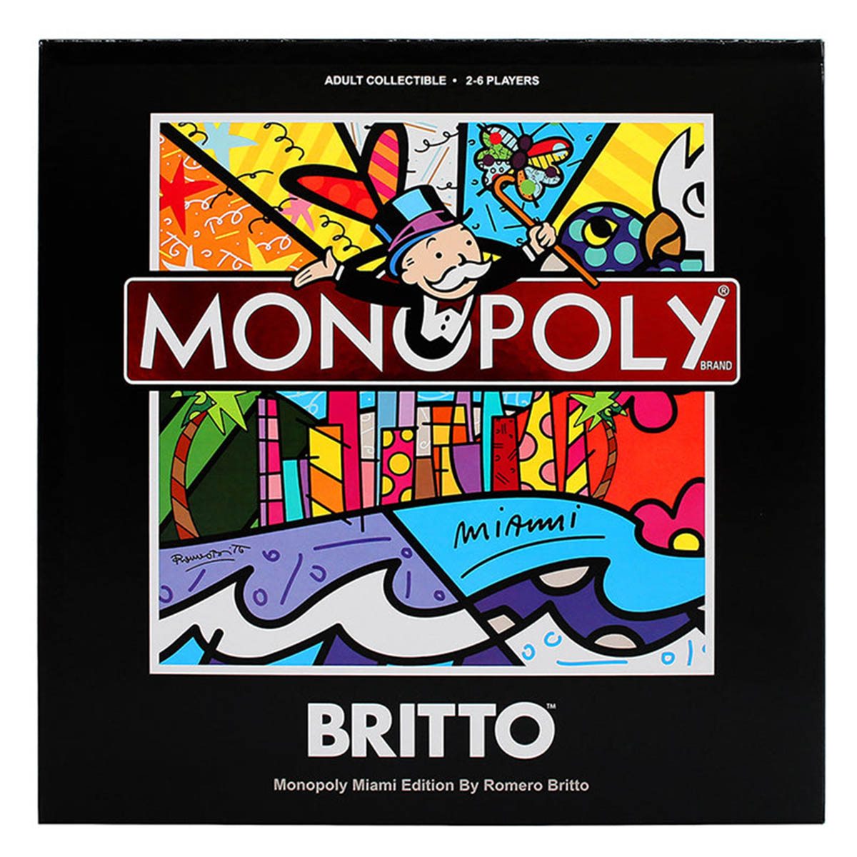 Monopoly Miami Edition Limité Romero Britto_01 - aero-modelisme.com
